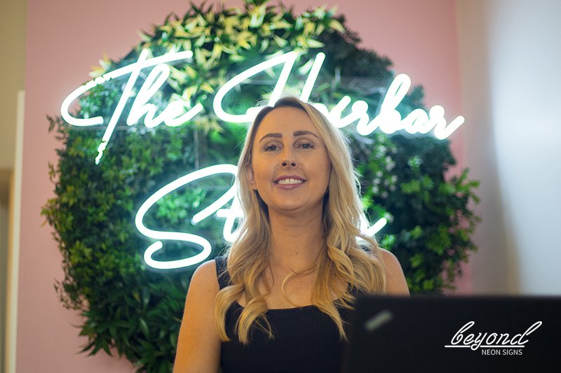 Beyond Neon Signs & The Hairbar Studio | Custom Neon Signs for Hair Salons